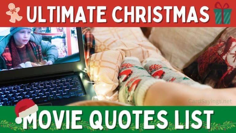 The Ultimate Christmas Movie Quotes List (over 500 of them!) - Card Sayings