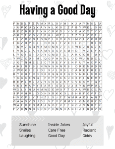 24 Unique & Free Word Search Printable for Adults! - Card Sayings
