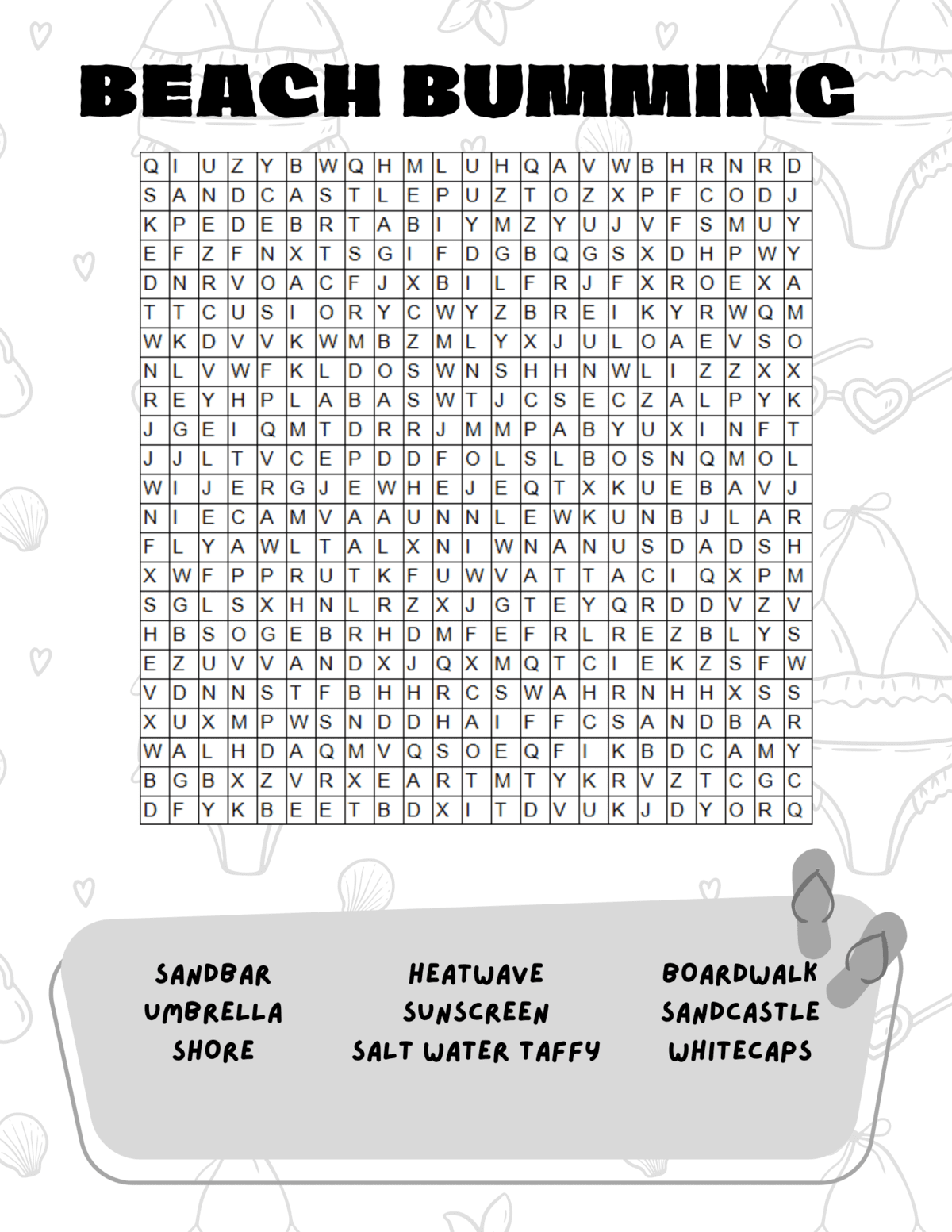 24 Unique & Free Word Search Printable for Adults! - Card Sayings