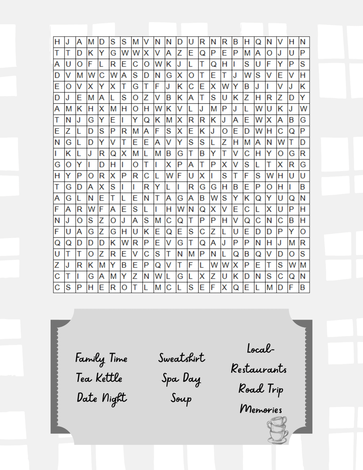 Word Search for Adults: 304 Cute Cozy Hygge Words - Card Sayings